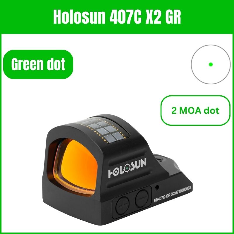 Holosun 407C X2 GR – Optics Spot